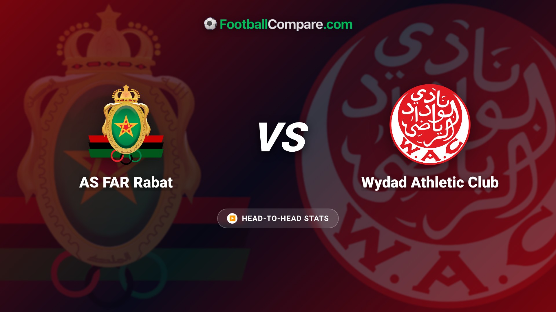 FAR Rabat vs Wydad Casablanca - Head to Head Stats & Record ...